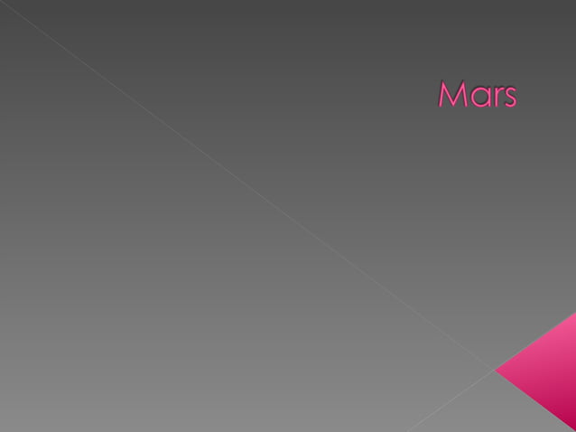 Mars marketing plan | PPT