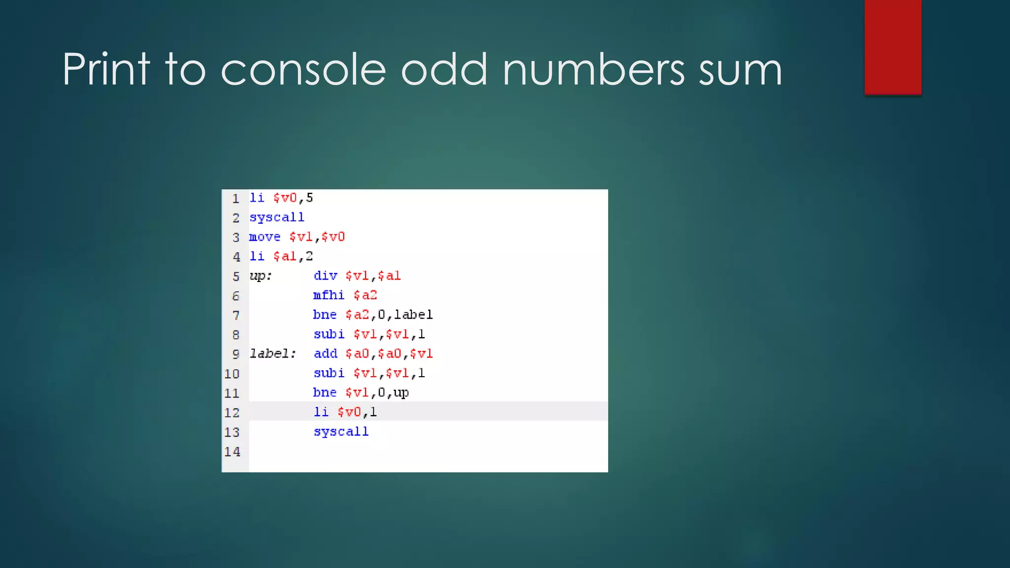 MARS MIPS (Assembly language) | PPT