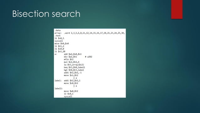 MARS MIPS (Assembly language) | PPT