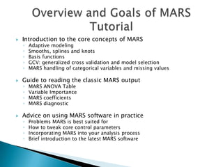Introduction to MARS (1999) | PPTX