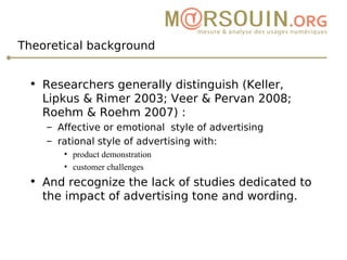 Click behavior on neutral vs. action-oriented worded sponsored results ...