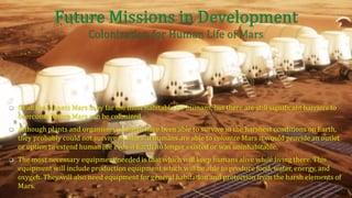 Mars planet and exploration | PPT