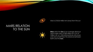 Mars powerpoint by someone on the planet | PPTX