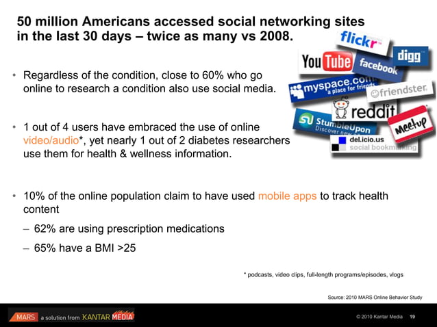 MARS Study Outlines Online Habits of Health Consumers | PPT