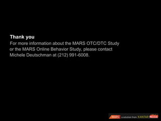 MARS Study Outlines Online Habits of Health Consumers | PDF