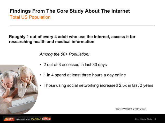 MARS Study Outlines Online Habits of Health Consumers | PPT