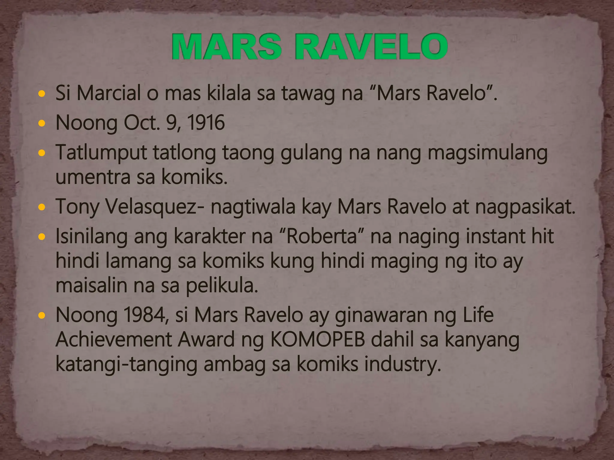 Mga tanyag na komiks na mababasa sa Pilipinas | PPTX