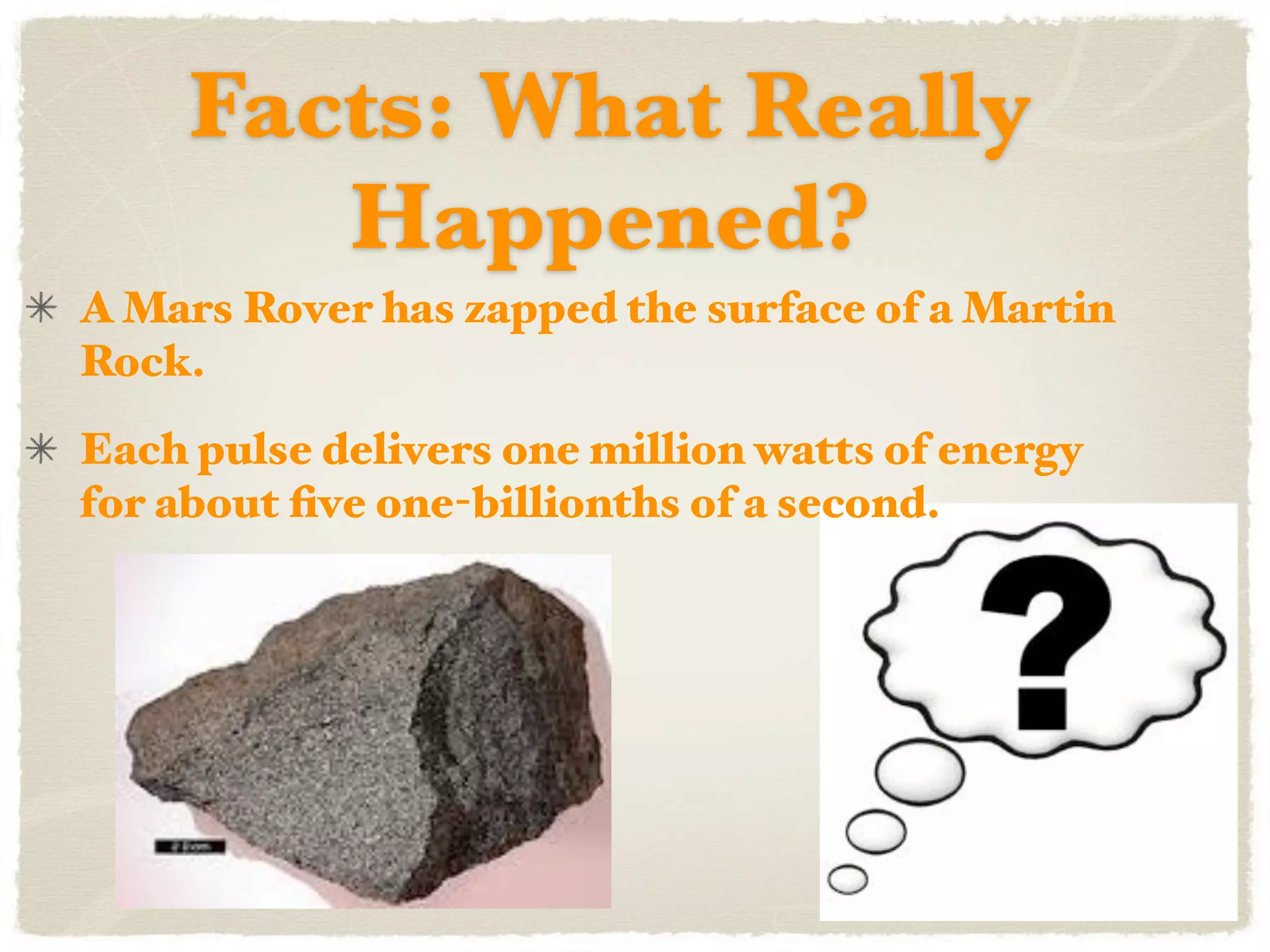 Curiosity The Mars Rover | PPT