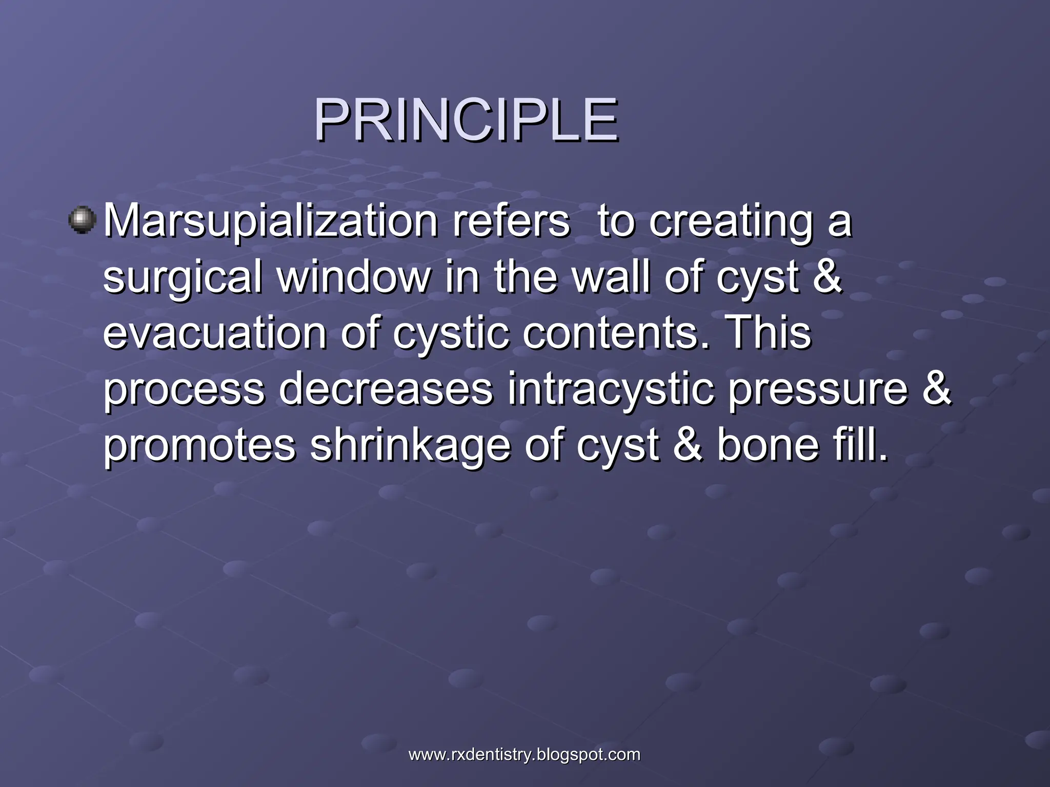 marsupialization surgery
