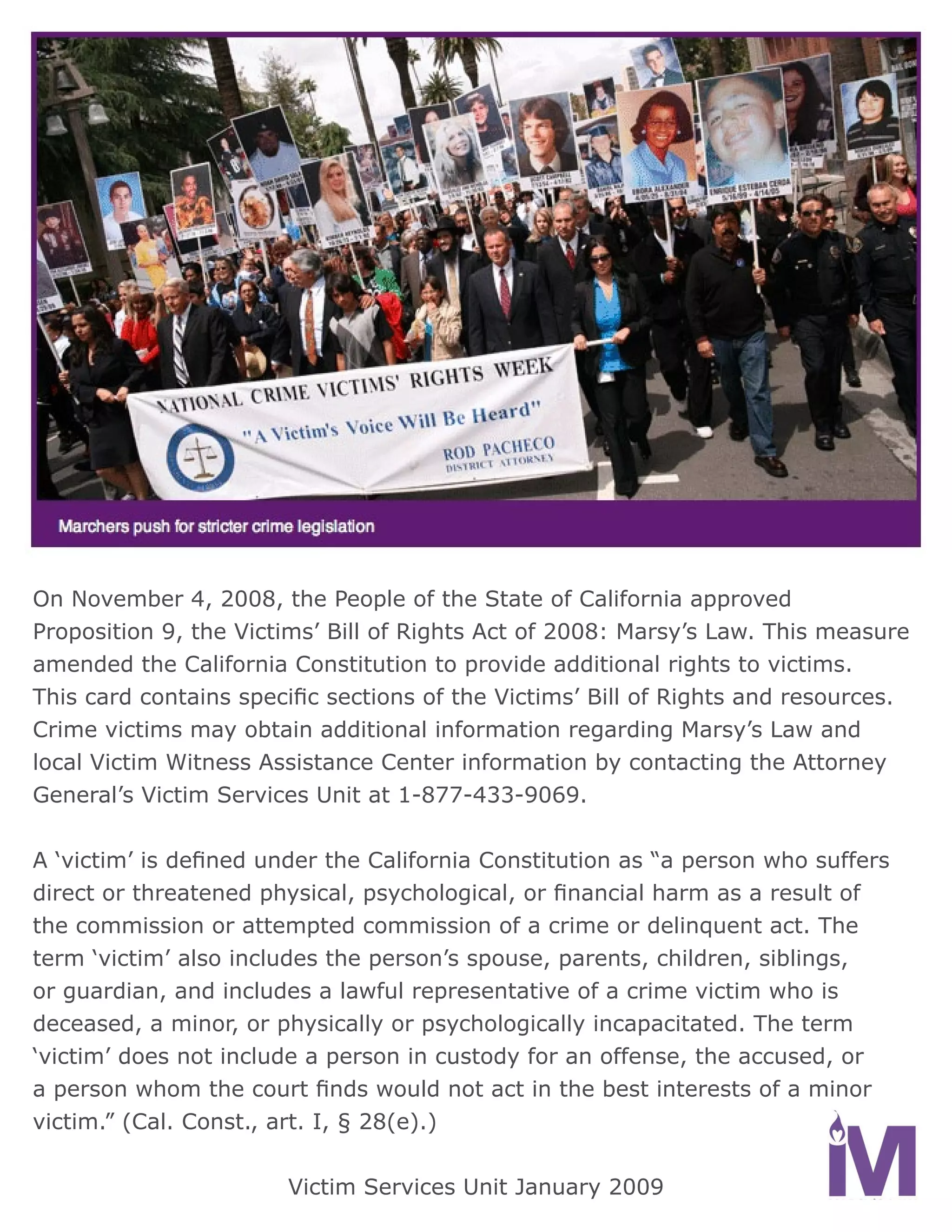Marsy's rights | PDF