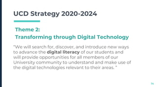 The Digital Learning Librarian role at UCD Library: a case study in ...