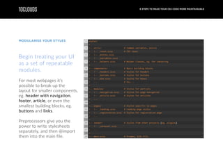 6 Steps to Make Your CSS Code More Maintainable | PPT