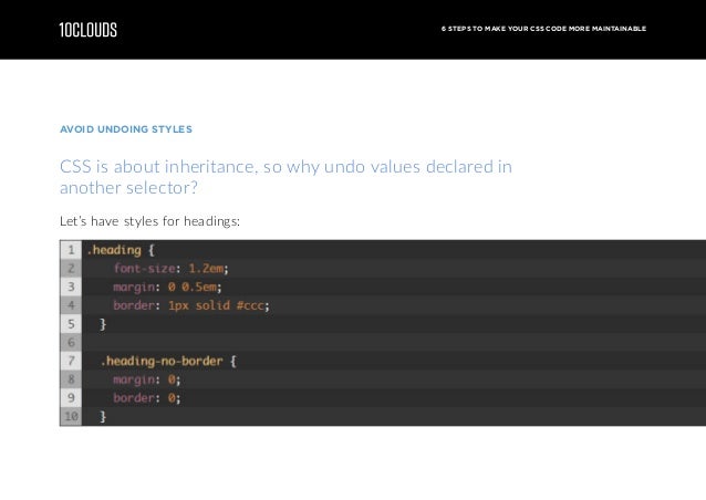 6 Steps to Make Your CSS Code More Maintainable