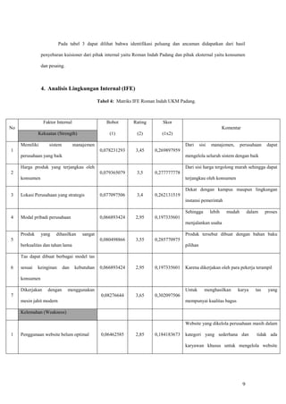 ANALISIS STRATEGI PEMASARAN DENGAN MENGGUNAKAN METODE QUANTITATIVE ...