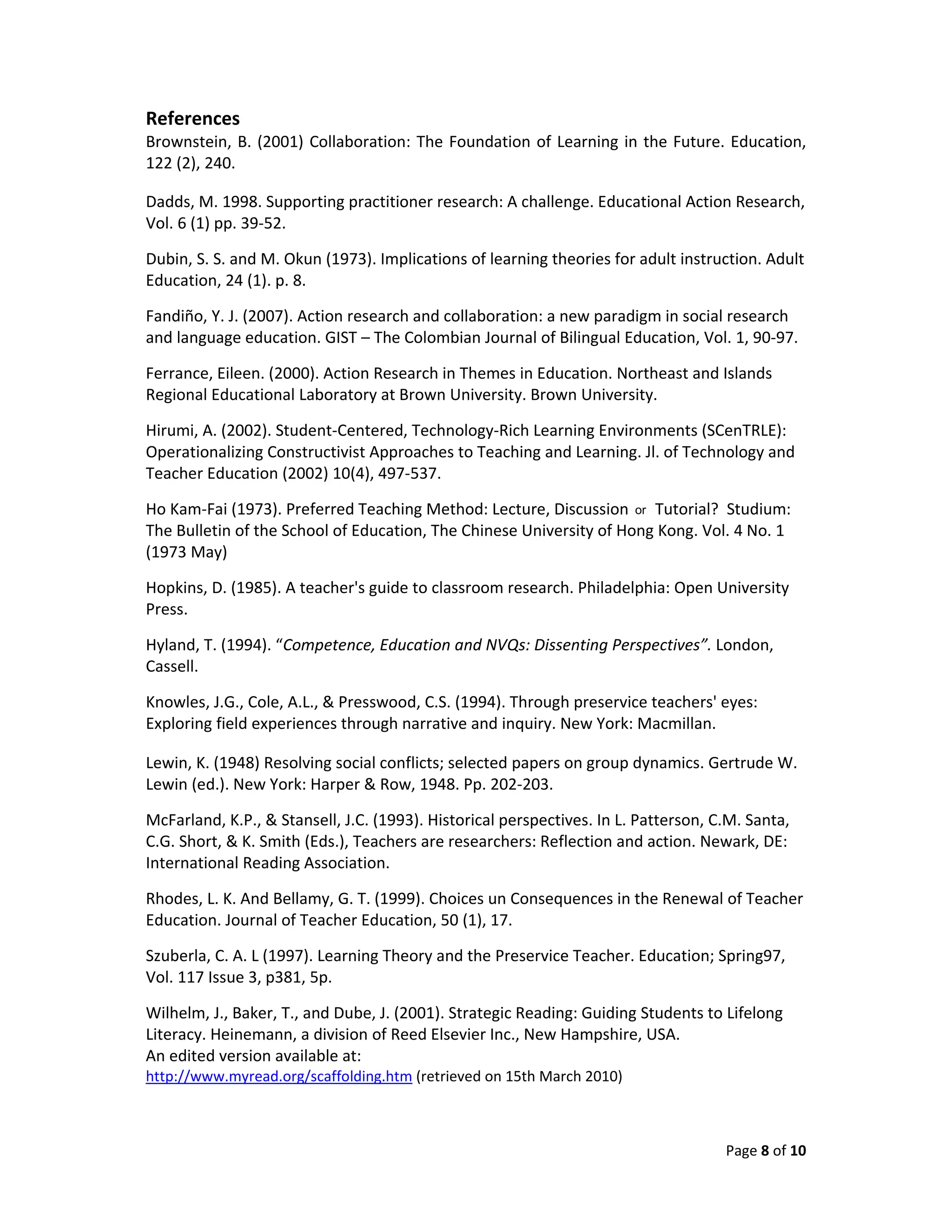 Training Of Trainers' Course @ Malaysian Maritime Academy | PDF