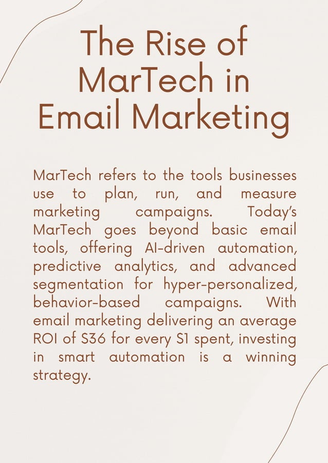 MarTech Evolution: The Automation Revolution in Email Marketing | PDF