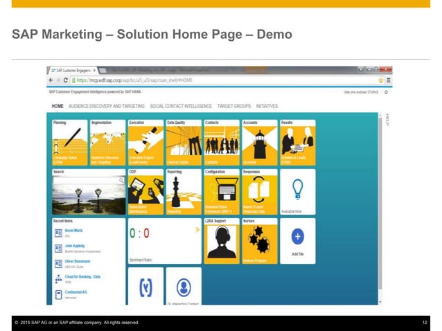 SAP Marketing Runs SAP | PPTX | Cloud Computing | Internet