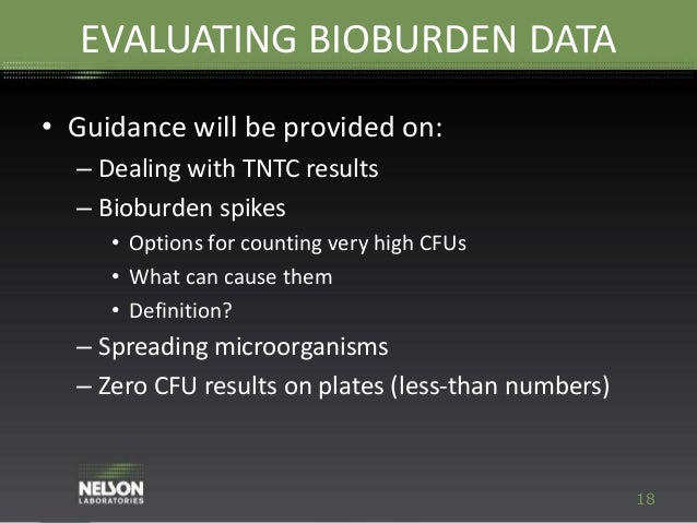 Updates to the Bioburden Standard ISO 11737-1; significant additional…