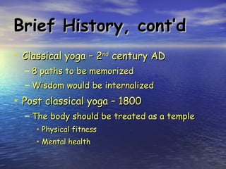 Health Benefits of Yoga | PPT