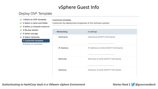 Authenticating to HashiCorp Vault in a VMware vSphere Environment | PPTX | Cloud Computing ...