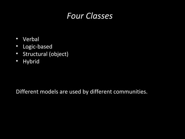 An Introduction to Onological Modeling | PPT