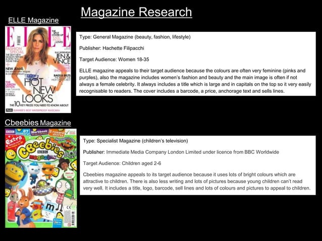 GCSE Media Studies Magazine Production | PPTX