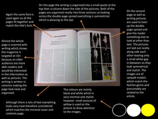 GCSE Media Studies Magazine Production | PPTX
