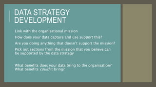Developing a Data Strategy | PPTX