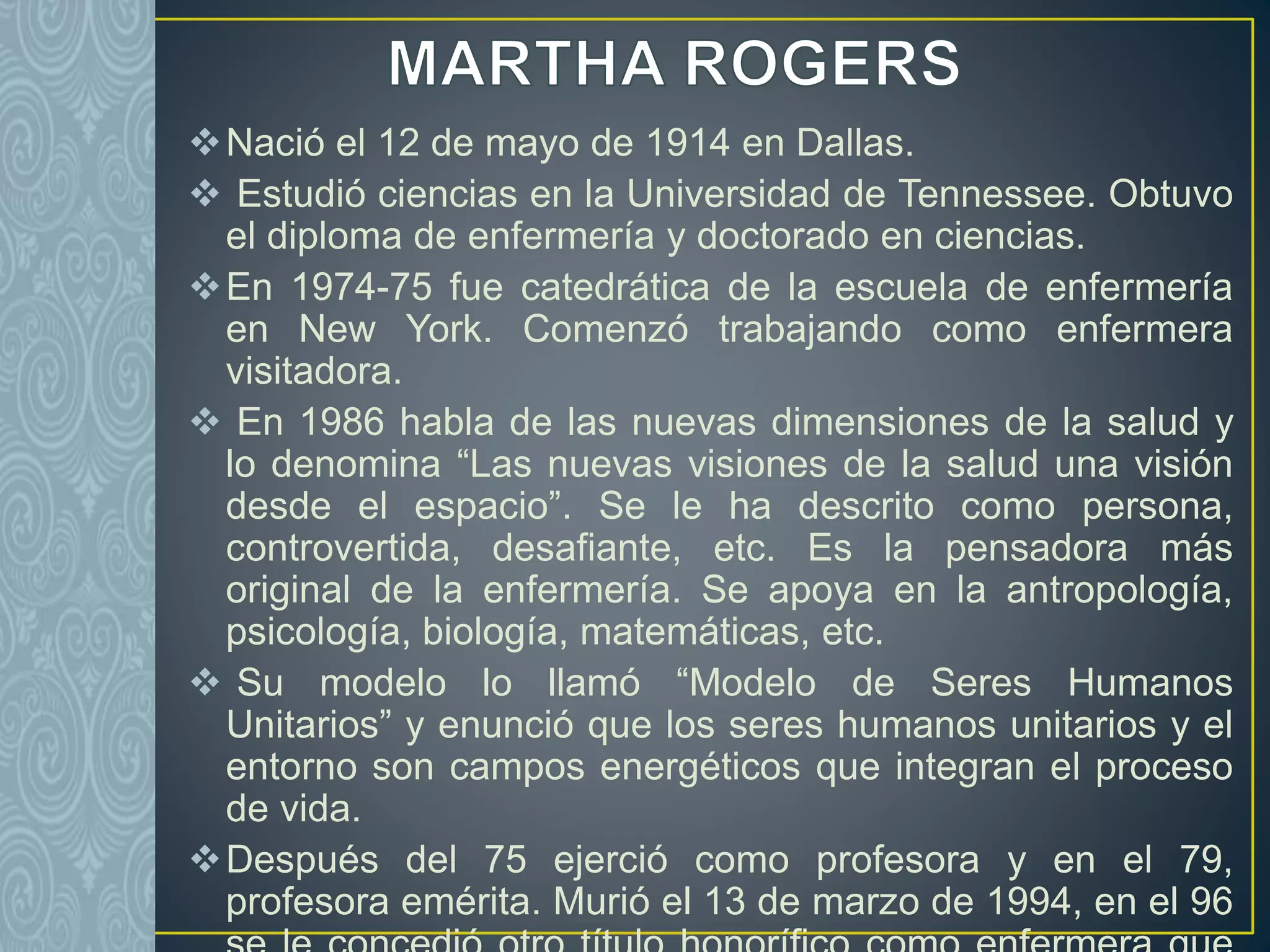 Martha rogers expo | PPTX