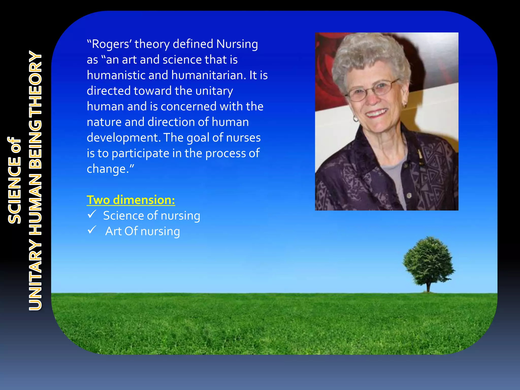 Martha rogers (SCIENCE OF UNITARY HUMAN BEING) | PPTX