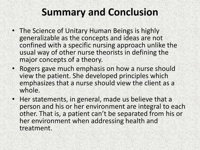 Martha rogers theory | PPTX