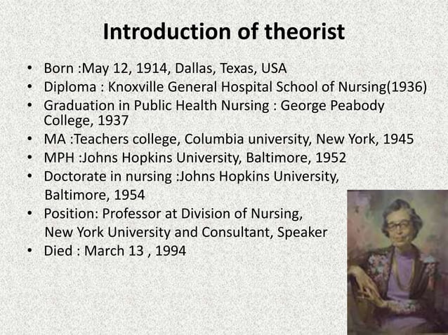 Martha rogers theory | PPTX