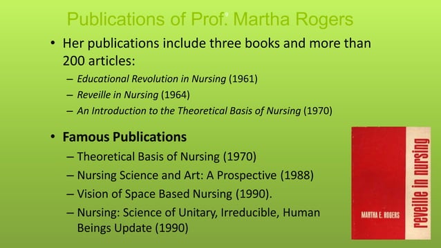 Martha rogers theory | PPTX