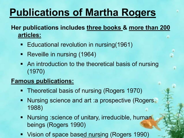Martha Rogers Theory(SUHB) -Ms. Ritika Soni | PPTX | Physics | Science
