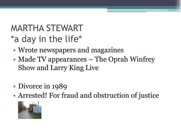 Martha Stewart Powerpoint | PPTX | Business | Business and Finance