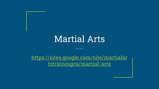 Martial Arts | PPT