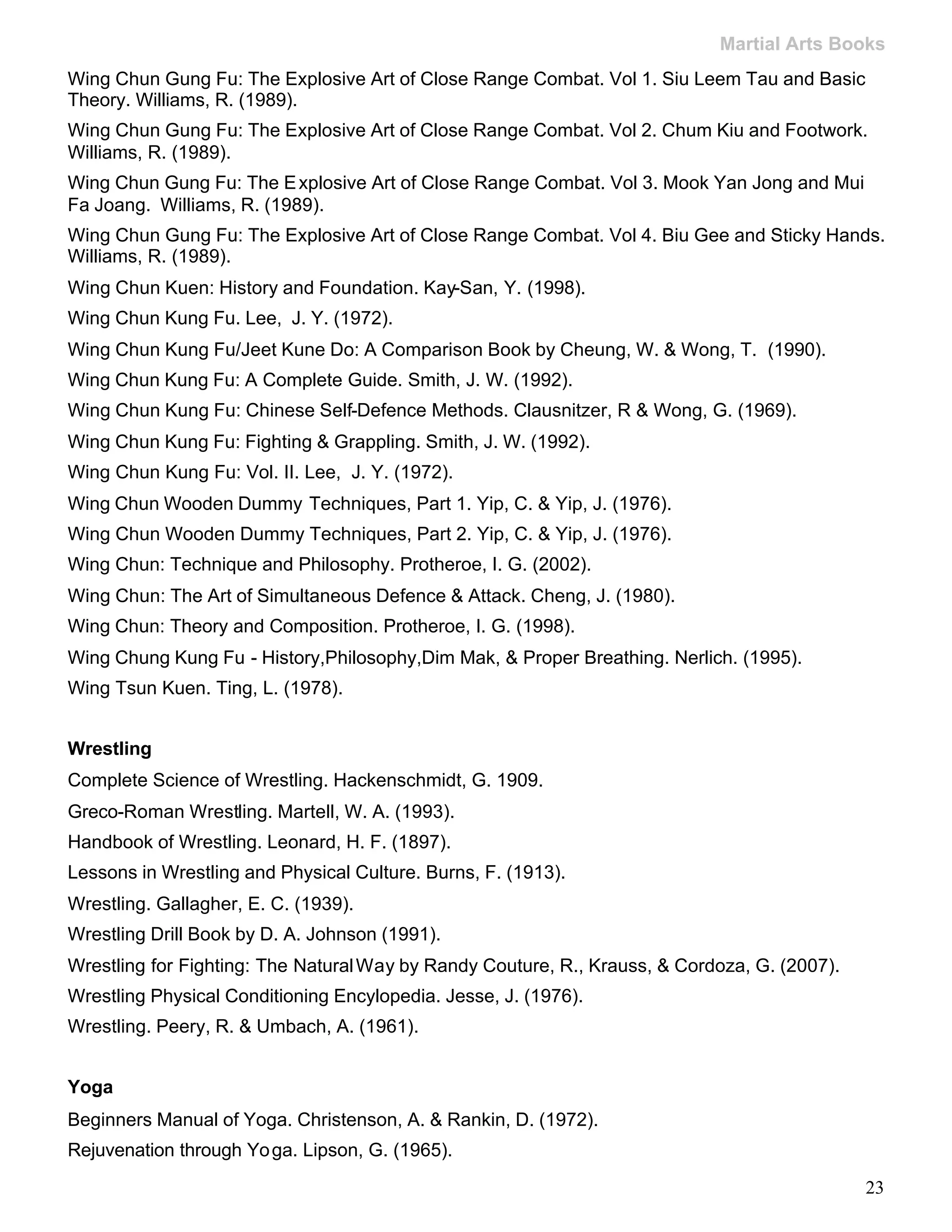 Martial arts books | PDF
