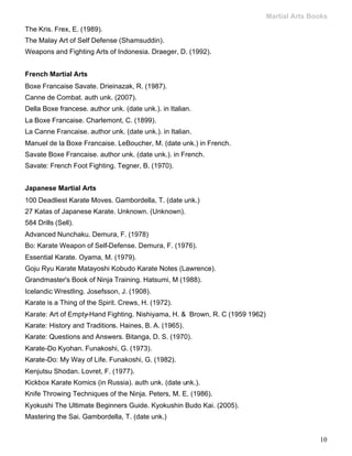 Martial arts books | PDF