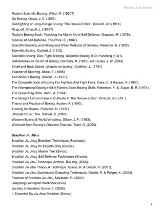 Martial arts books | PDF