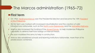 The philippine during martial law years | PPTX