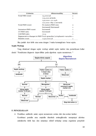 Martina patofisiologi sepsis neonatorum | DOCX