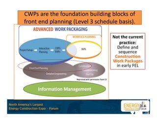 Next Generation of Front End Construction Driven Planning Provides ...