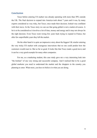 Martina brtnicka case_study_tesco | PDF