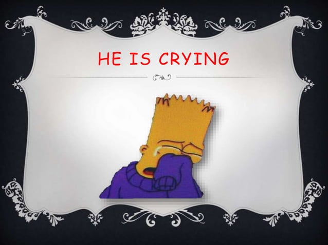 Present continuous: What is Bart doing? | PPTX