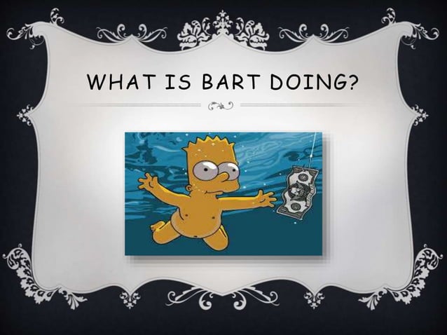 Present continuous: What is Bart doing? | PPTX