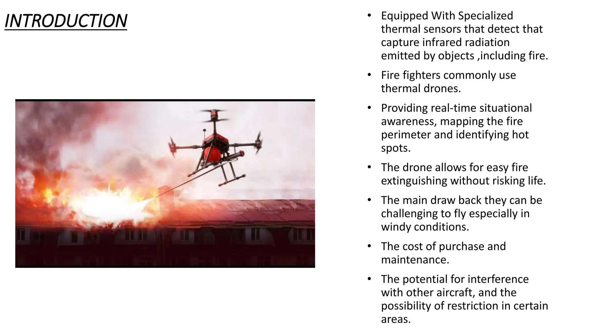 Fire fighting drone | PPTX