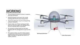 Fire fighting drone | PPTX