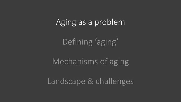 Martin Borch Jensen - The Science of Aging 2019 | PDF
