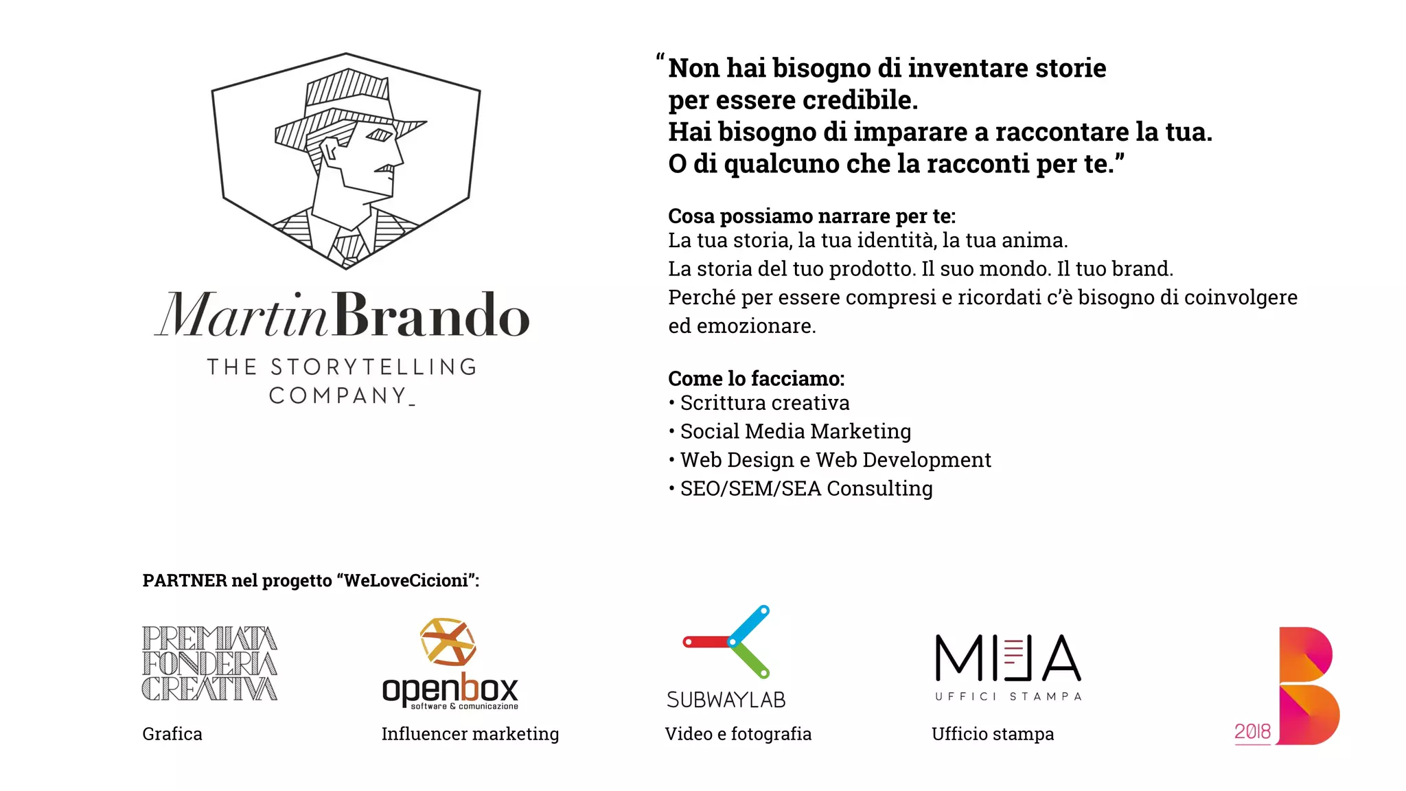 Martin Brando presenta "Cicioni" | PPT