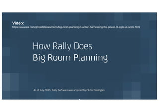 10 Years of Big Room Planning | PDF